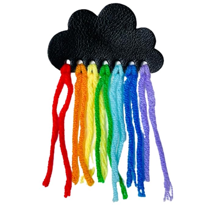Colorful Yarn Rain Sew Patch – Ani Accessories