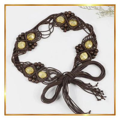 Macrame Boho Waist Belts For Women | Handmade Style at Ani – Ani ...