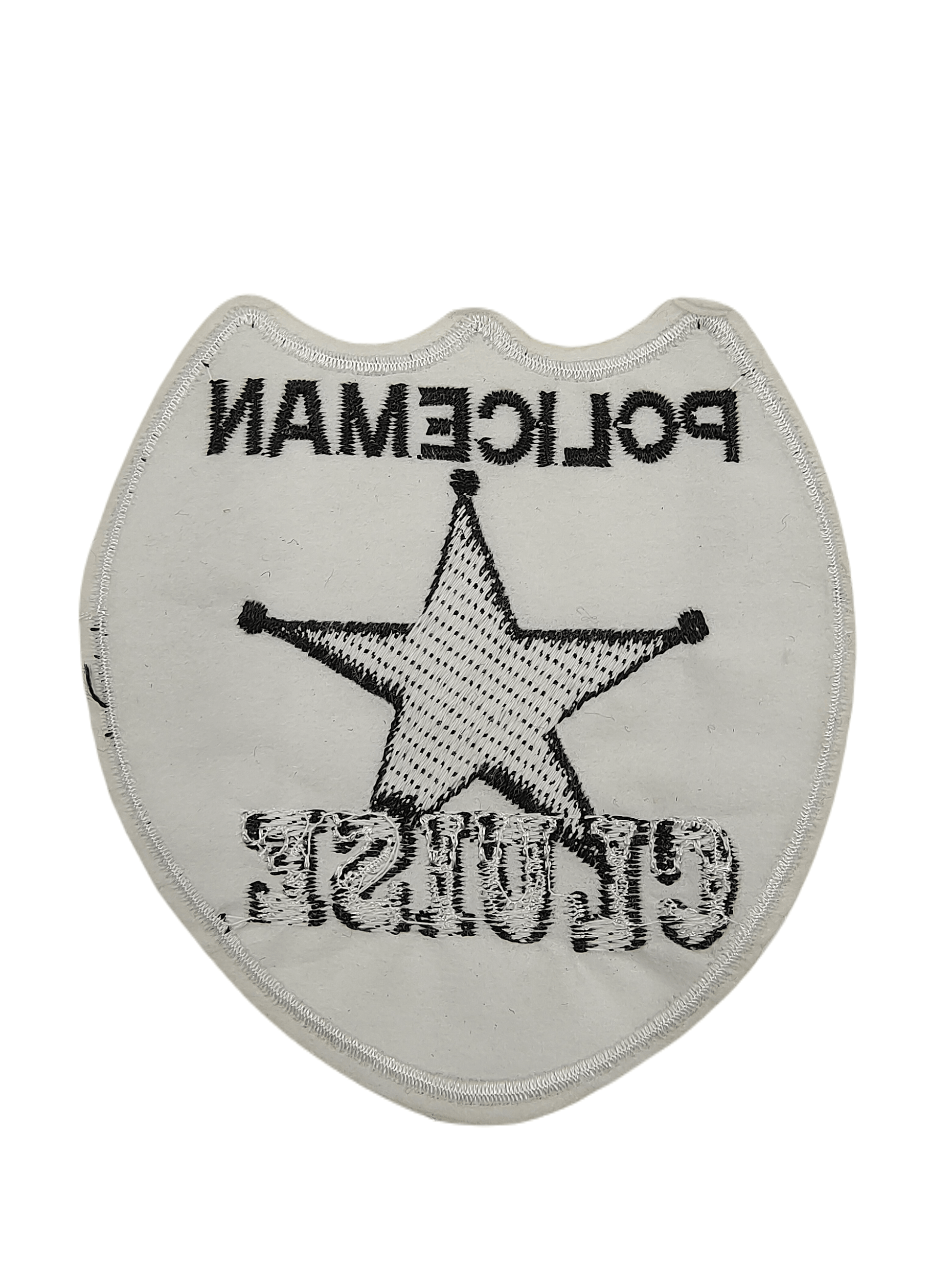"POLICEMAN" Embroidered Sewable Patch – Ani Accessories