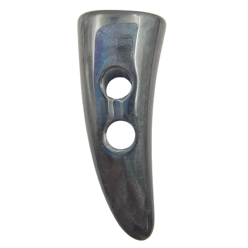 Gray Horn Double Hole Toggle Button (Pack Of Six) – Ani Accessories