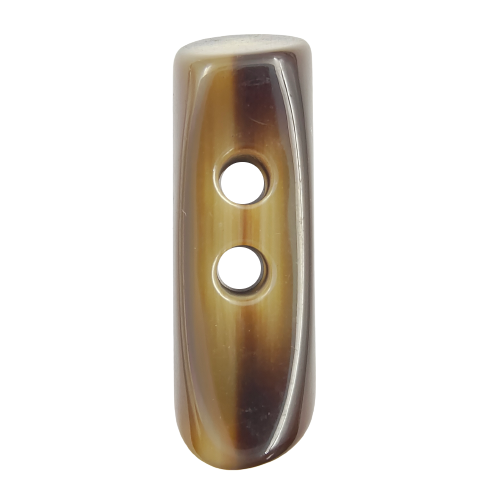 Natural Brown Horn Double Hole Toggle Button (Pack Of Six) – Ani ...